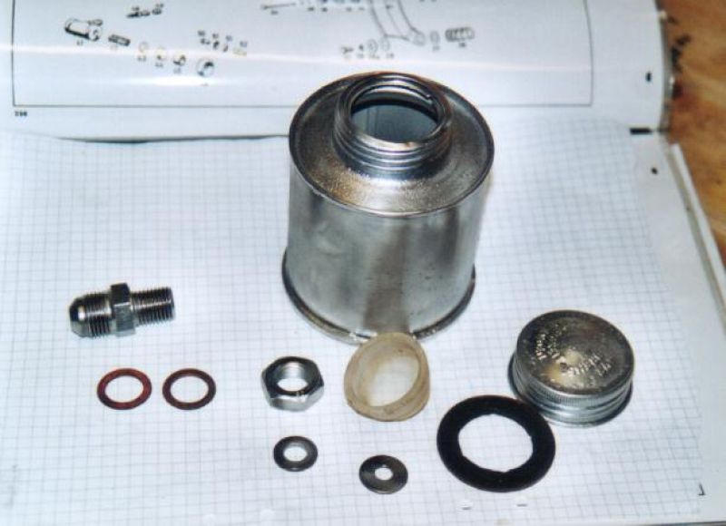 Brake fluid canister