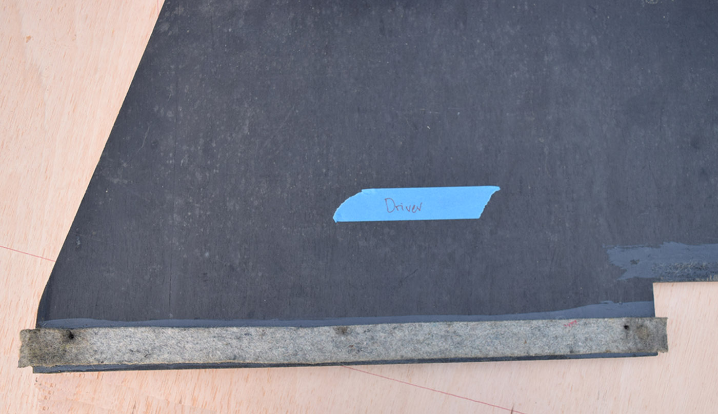 Instrument panel, floor etc